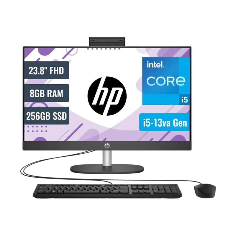 All In One HP ProOne 240 G10 9P4K3LA Intel i5 1335U 8GB RAM 256GB SSD ...