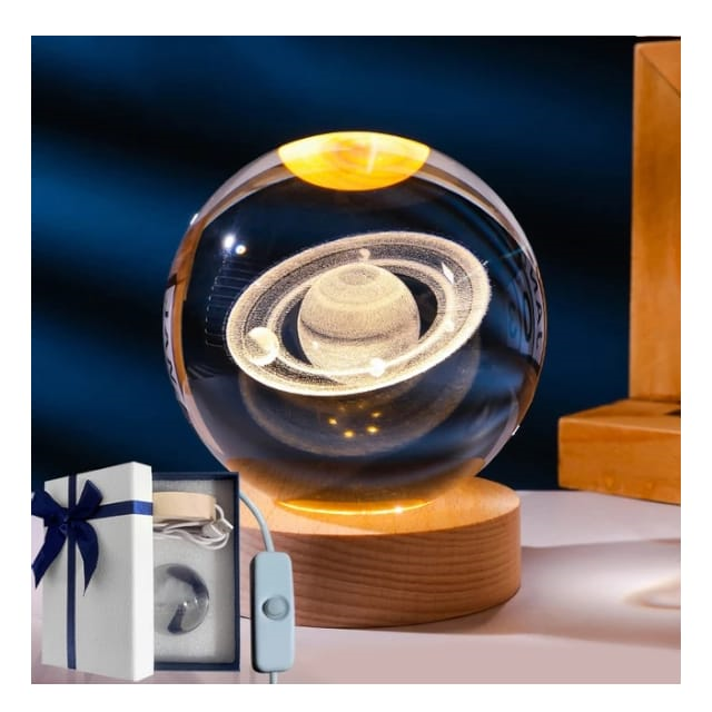 Lampara Saturno Grande 3D Esfera de 10cm GENERICO | falabella.com