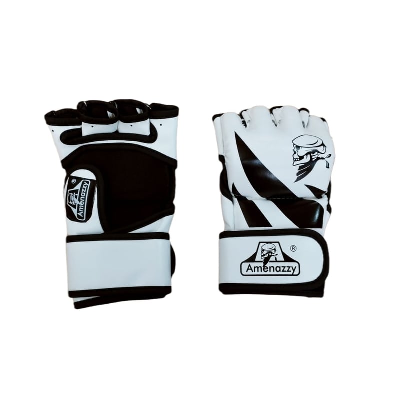 Guante Vale Todo Mma Ufc - Rayas De Poder Importado Blanco GENERICO ...