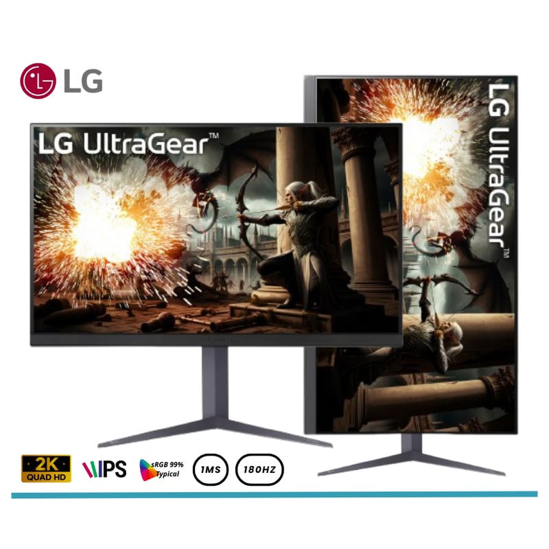 Monitor LG Ultragear 32GS75Q-B 32 IPS QHD 180Hz 1Ms G-Sync LG ...