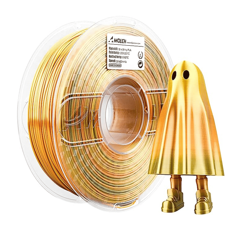 Filamento Multicolor Gradiente PLA para impresora 3D Dorado Bronce ...