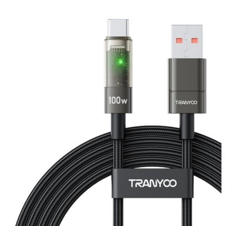 Cable USB Tipo C 100w - Auto apagado Carga inteligente - Tranyoo TRANYOO | falabella.com