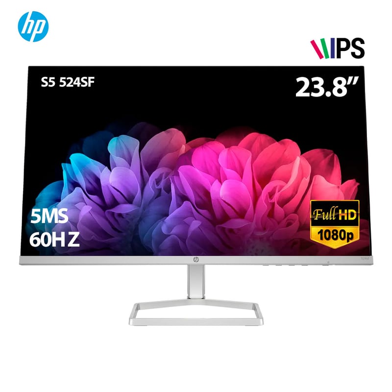 Monitor HP Serie 5 524sf de 23.8" FHD, Negro (94C17AA) HP | falabella.com
