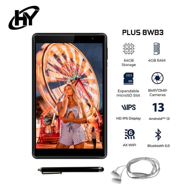 Tablet Hyundai HyTab Plus 8WB3 8 Octa-core HD IPS - 4gb - 64gb - Wi-fi ...