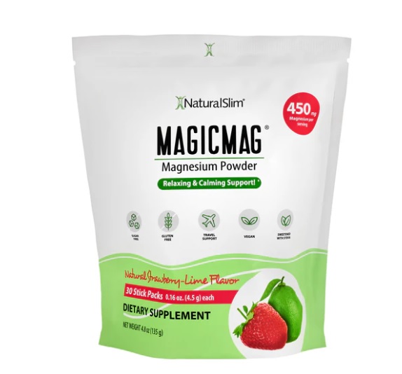 MagicMag Stick Packs Travel Citrato de Magnesio - NaturalSlim ...