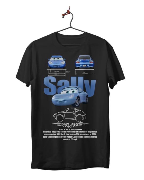 POLO CARS RAYO MCQUEEN SALLY MANGA CORTA DS05 GENERICO | falabella.com