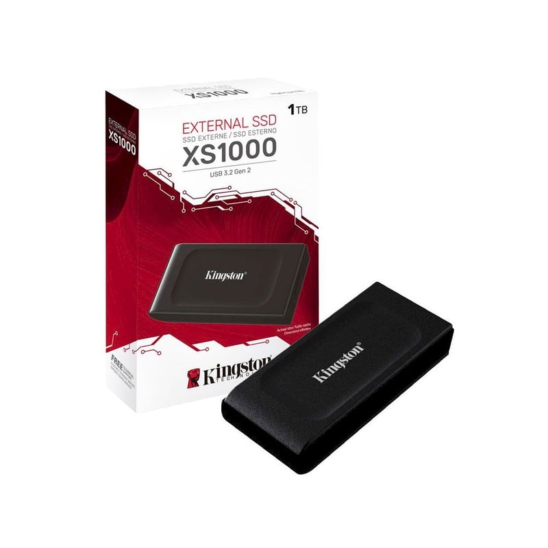 DISCO PORTABLE SSD KINGSTON XS1000 1TB 32 TIPO C 1000MBS ULTRA VELOZ ...