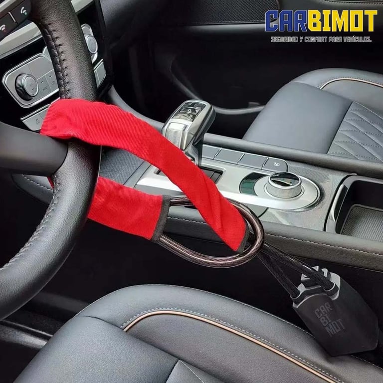 SEGURO BLOQUEO TRABA VOLANTE TIMON PARA AUTO VEHICULOS GENERAC ...