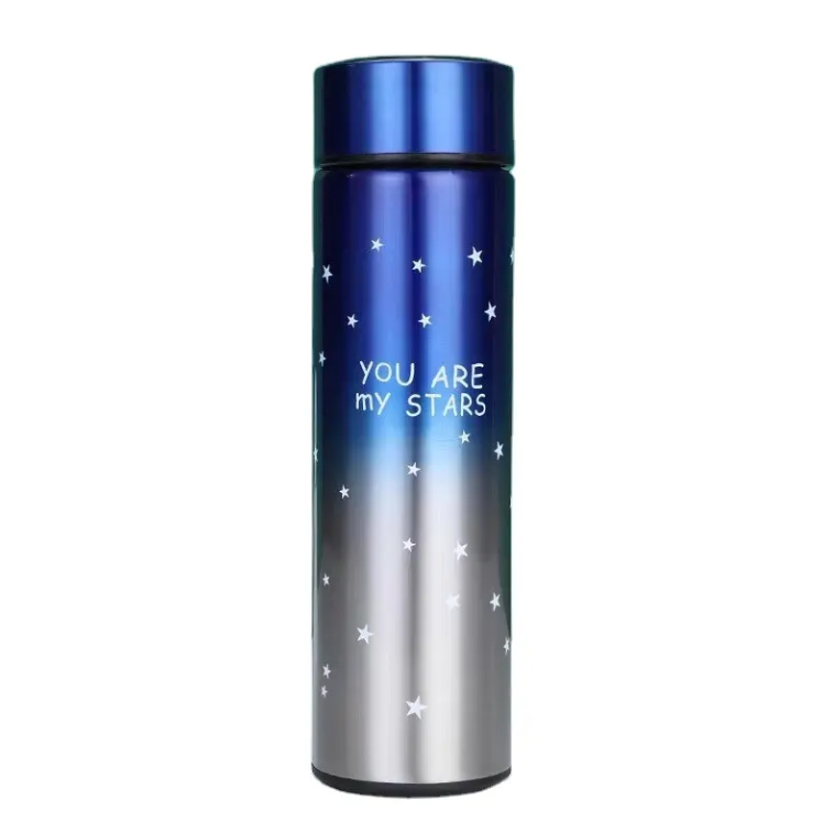Termo Digital de 500 ml Diseño Estrellas - Azul GENERICO | falabella.com