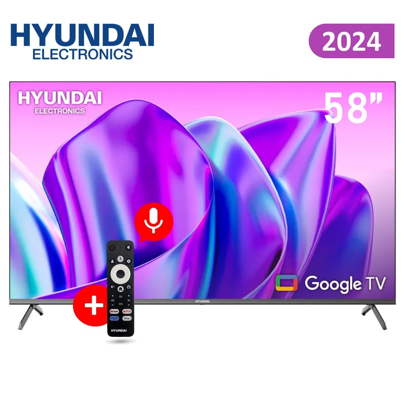 Televisor Hyundai 58” LED 4K UHD Google TV HYLED5809G4KM HYUNDAI | falabella.com