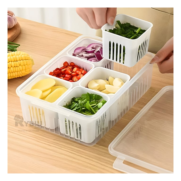 Escurridor de Alimentos Multiuso de Plastico en Blanco GENERICO ...