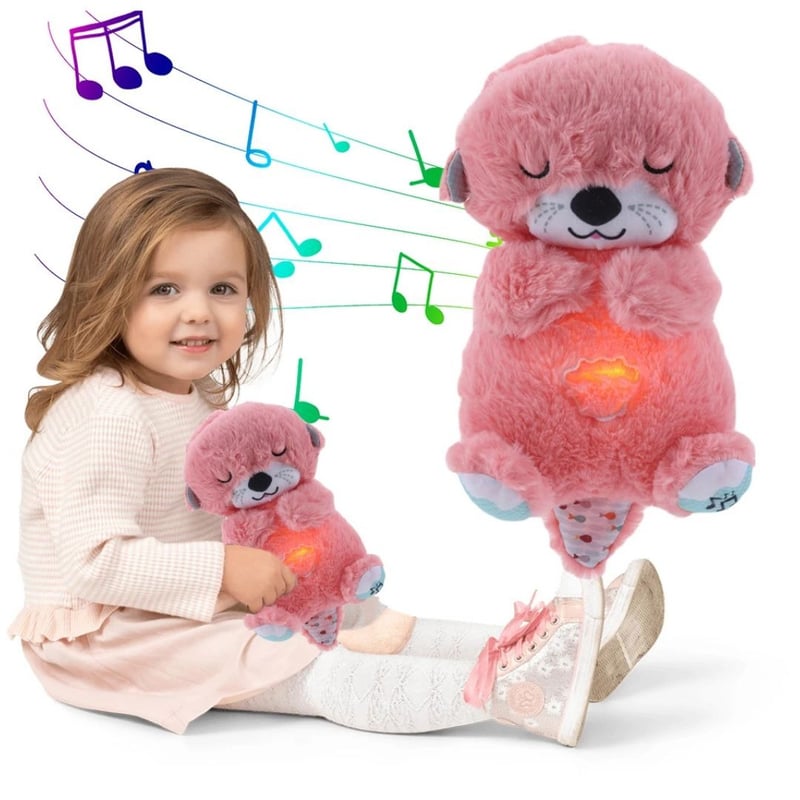 NUTRIA SENSORIAL MUSICAL CON LUZ QUE RESPIRA ROSADO GENERICO | falabella.com
