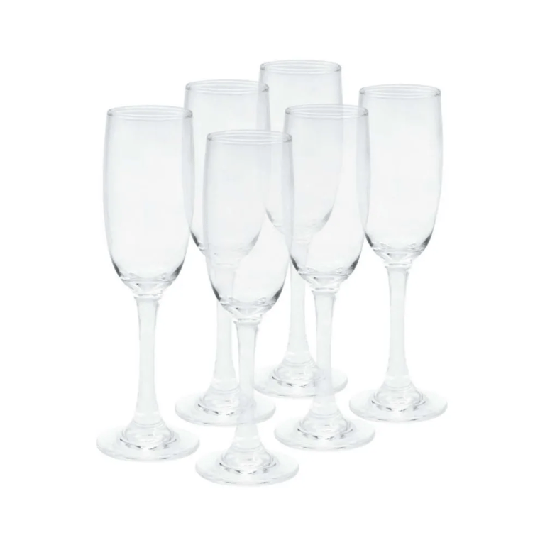 Set de 6 copas para Champagne de 210 ml INSPIRA | falabella.com