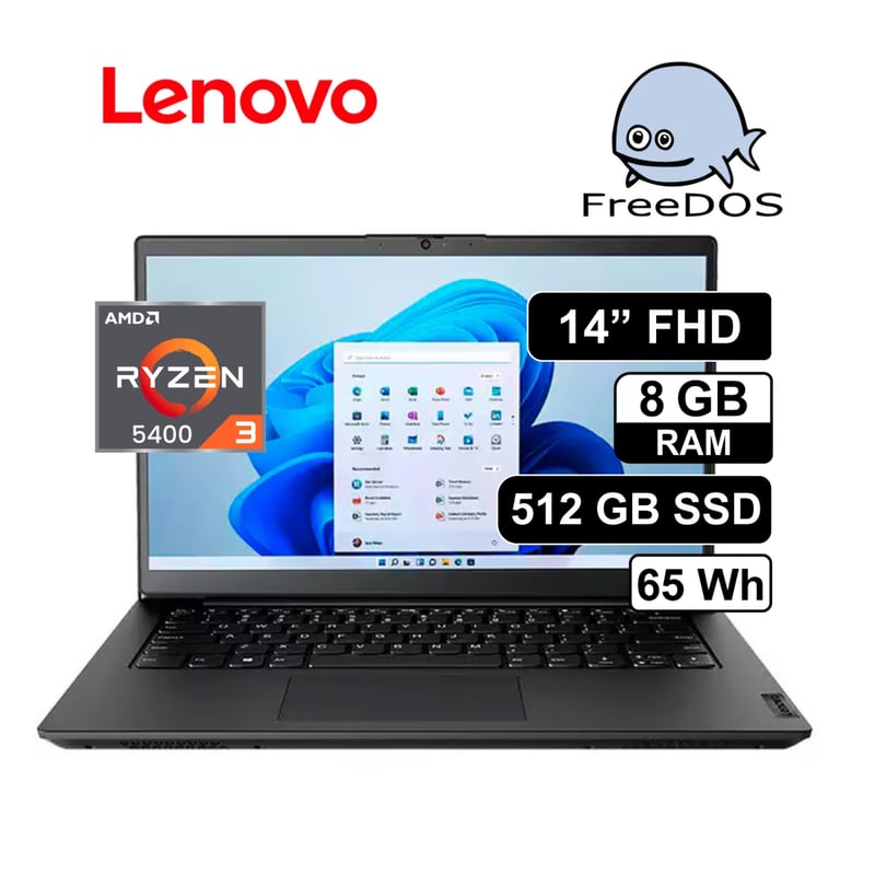 LAPTOP LENOVO K14 G1 AMD RYZEN 3 5400U 8GB RAM 512GB SSD 14” FHD 21CUS0PT00 LENOVO | falabella.com
