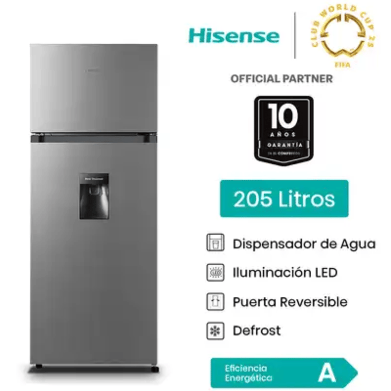 Refrigeradora 205L Top mount Frost RD267H Hisense HISENSE | falabella.com