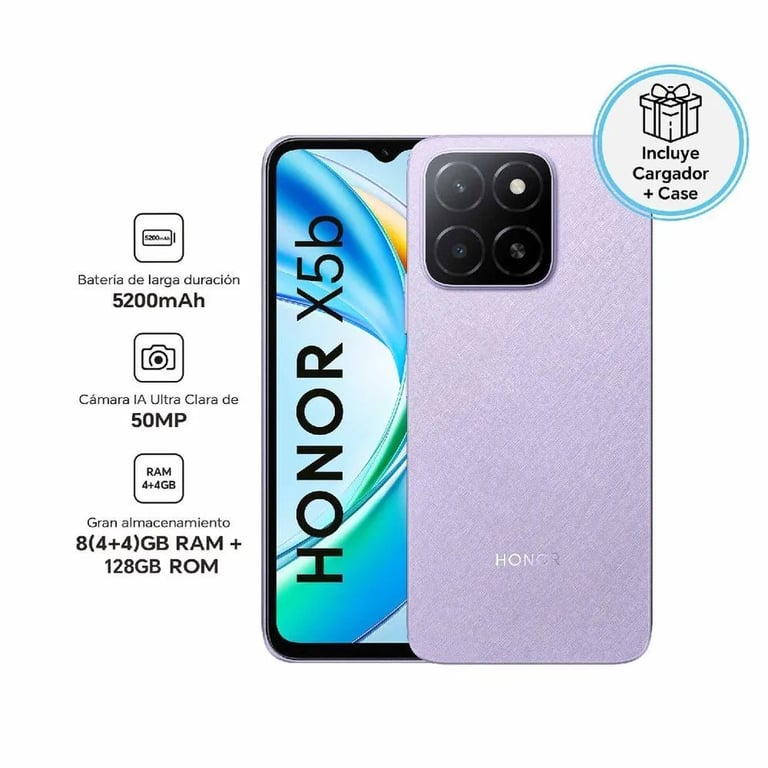 Honor X5B 4GB 64GB 50MP - PURPLE HONOR | falabella.com