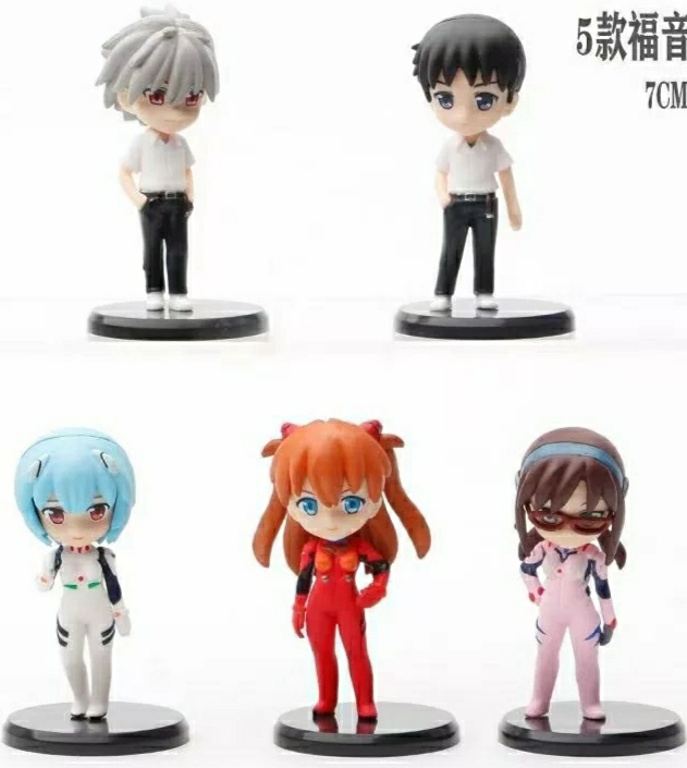 EVANGELION 5 UNID CHIBIS GENERICO | falabella.com