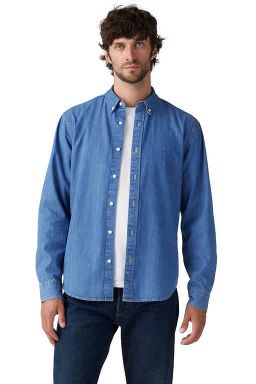 Camisa Hombre Authentic Button Down Azul Levis LEVIS | falabella.com