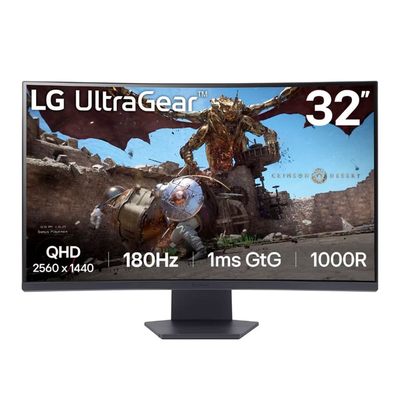 MONITOR LED PARA JUEGOS LG 32 QHD PANTALLA CURVA 1MS HDM PN32GS60QC-B LG | falabella.com
