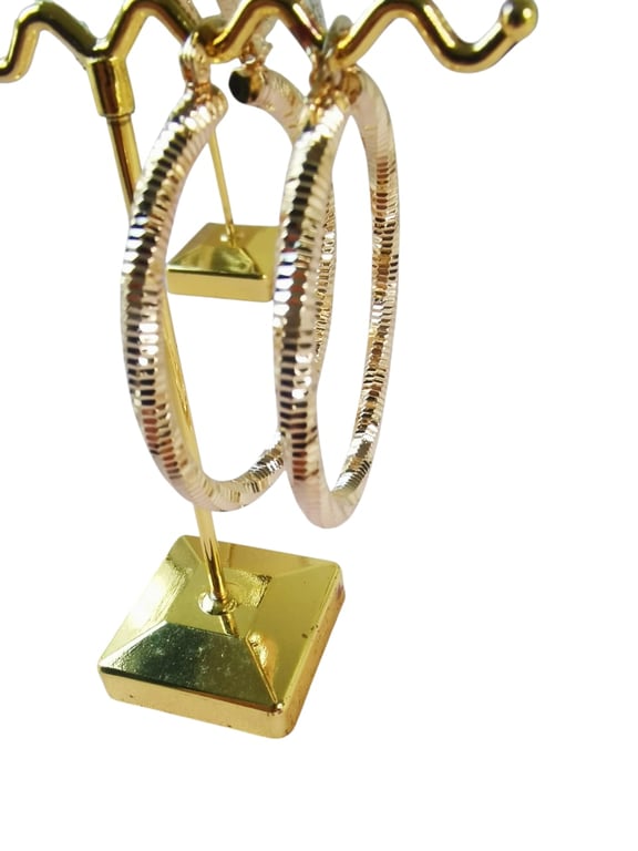 Arete ZEFORA argolla dorada elegante mujer moda XL GENERICO | falabella.com