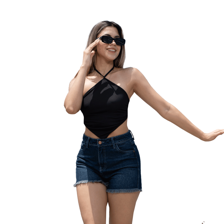 SHORT DENIM CON FLEQUILLOS LIBAAX | falabella.com