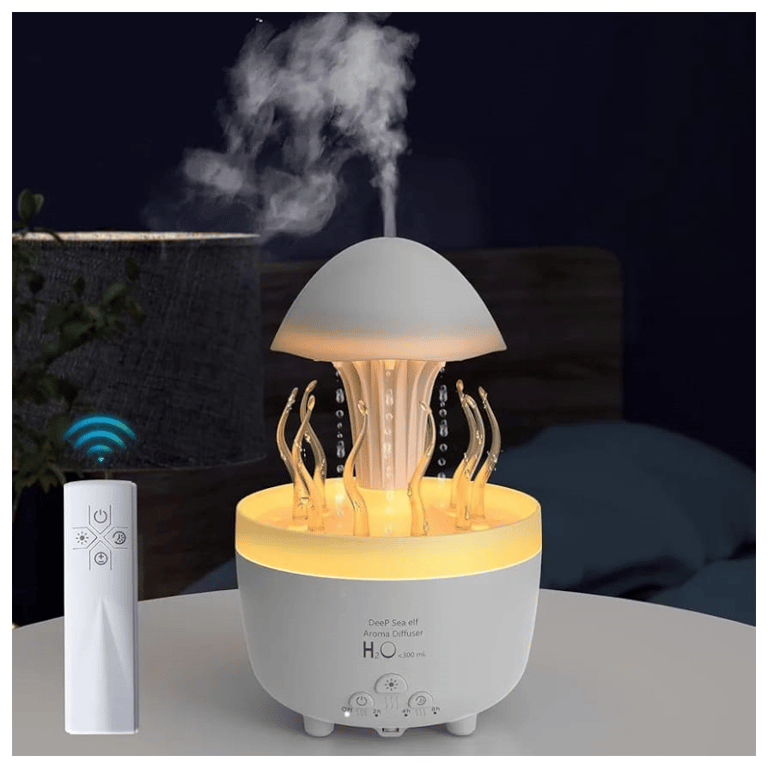 Humidificador de Aromas en Forma de Medusa con Control Remoto GENERICO ...