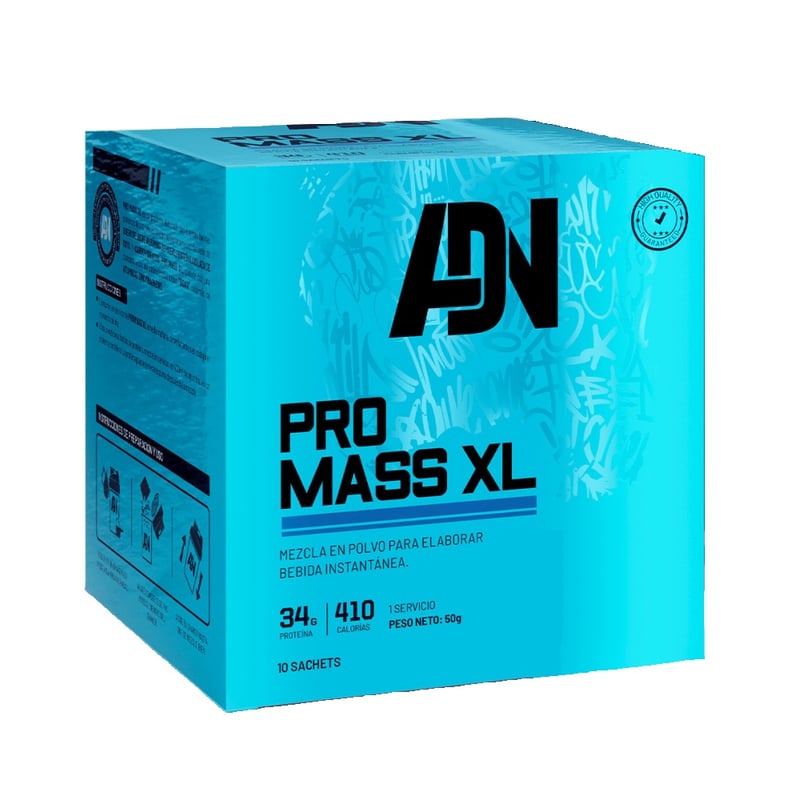 Pro Mass XL Caja 10 unid Un Vainilla ADN | falabella.com