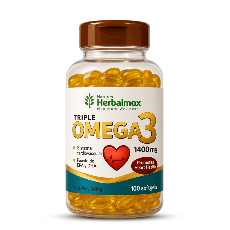 Omega 3 Herbalmax 1400 mg - 100 capsulas ULTIMATE NUTRITION | falabella.com