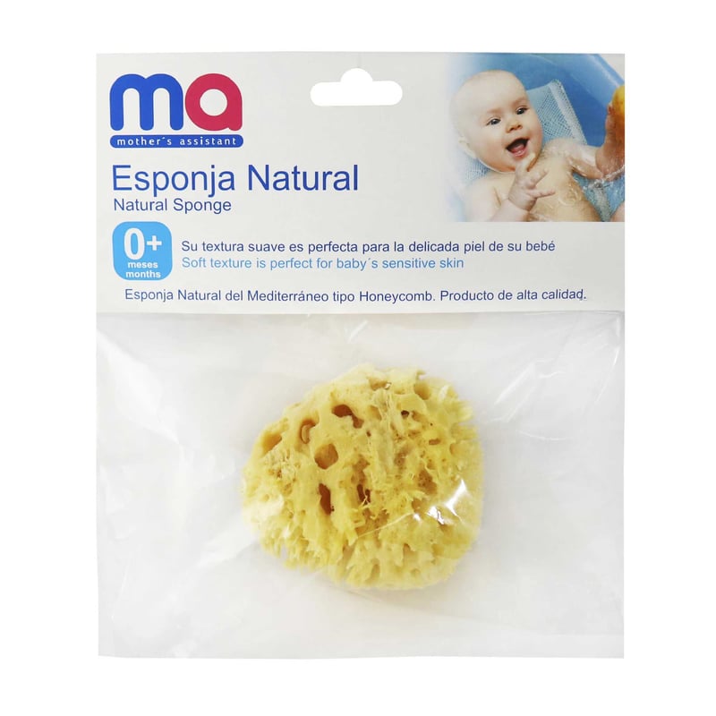 Esponja Natural Grande de Baño para Bebé MA MA | falabella.com