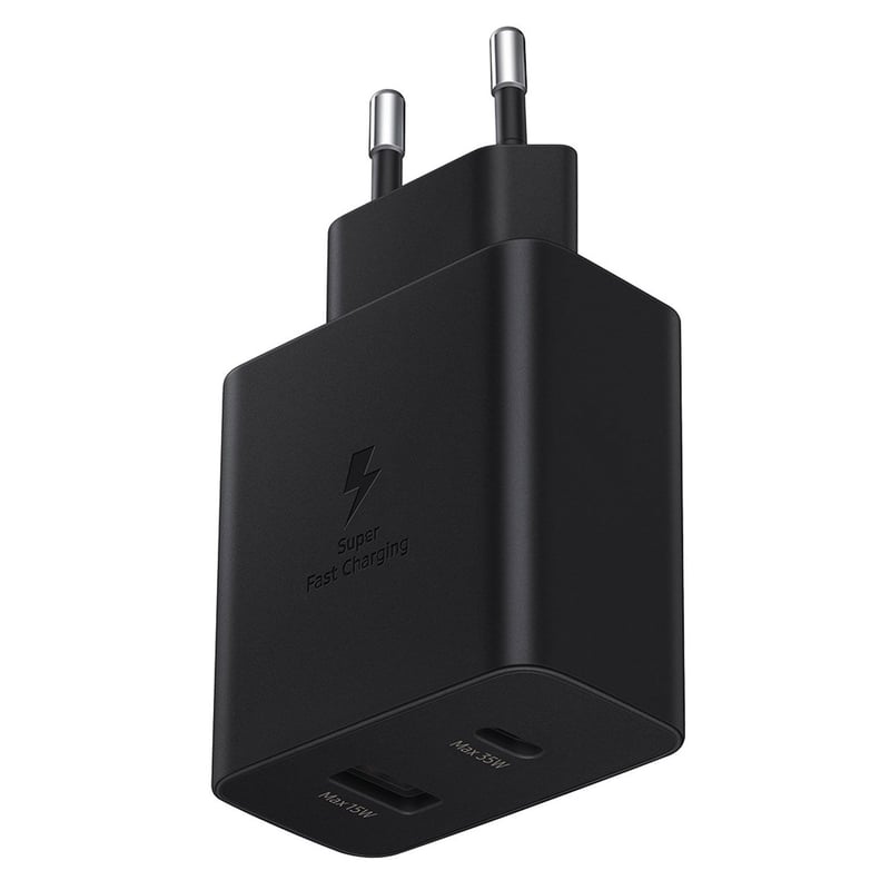 Samsung Cargador Doble entrada 35W - Adaptador para viaje Tipo USB-C y USB-S SAMSUNG | falabella.com