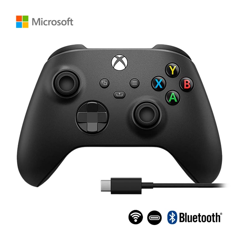 Mando GamePad Xbox Wireless USB Tipo C Bluetooth Negro MICROSOFT ...