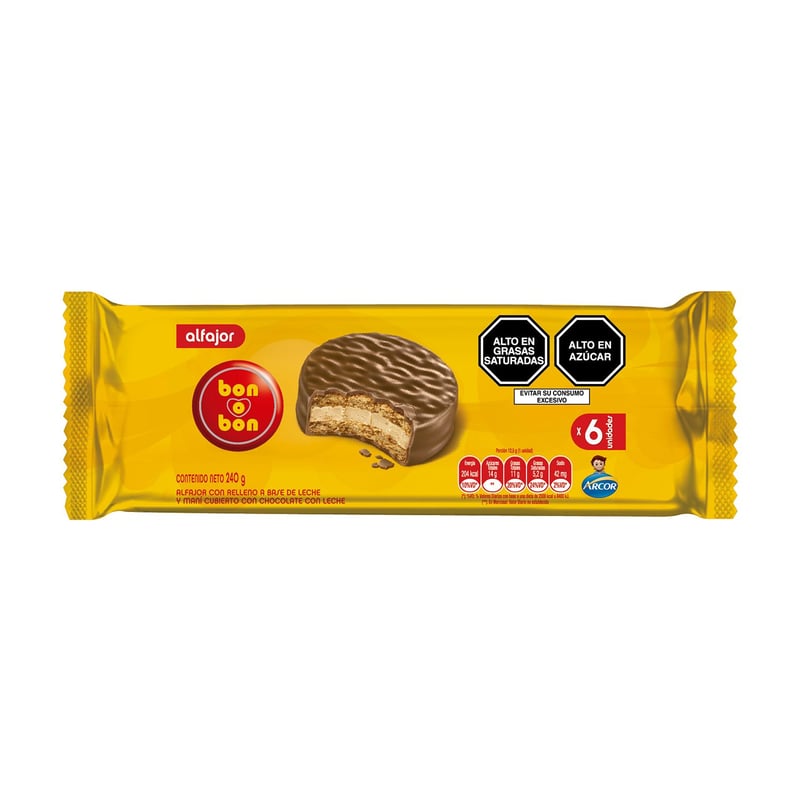 Alfajor Bon O Bon Arcor 240 G ARCOR | falabella.com