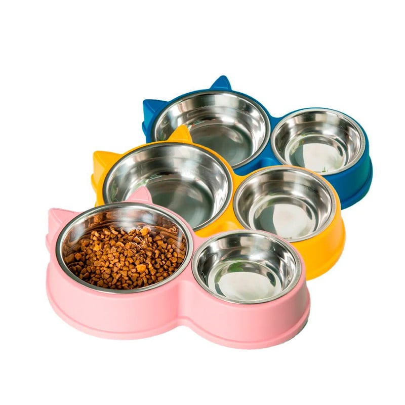 Pack 3 Plato Doble Diseño Gato GENERICO | falabella.com