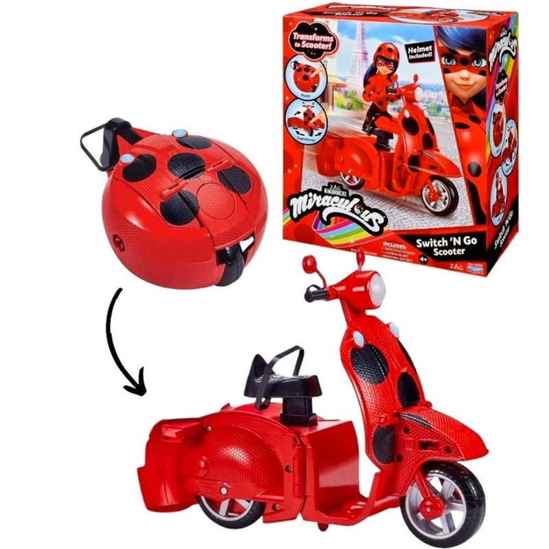 Accesorio para Muñeco Miraculous Scooter de Ladybug MIRACULOUS ...