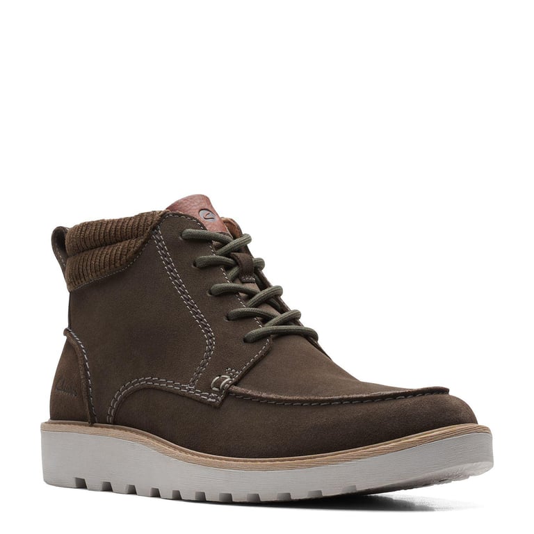 Botas Hombres Barnes Mid Clarks Gris CLARKS | falabella.com