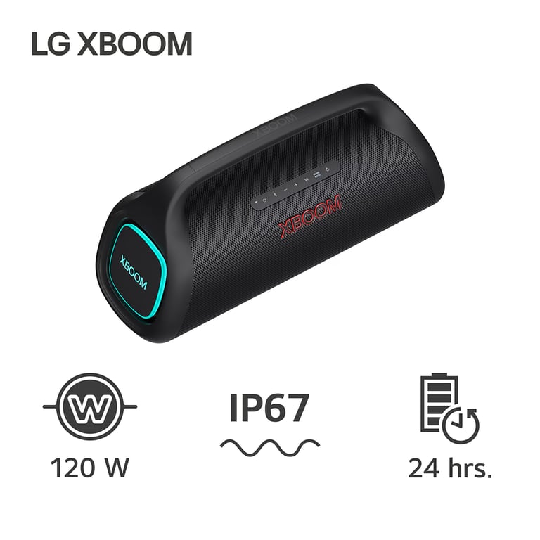Parlante LG XBOOM Go XG9 120W Bluetooth IP67 LG | falabella.com