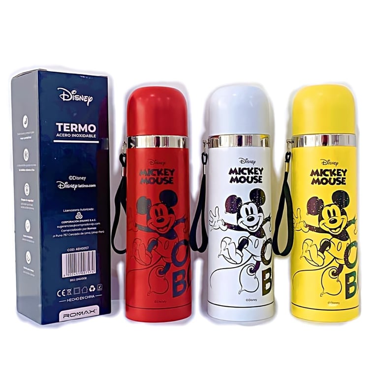 Termo Acero Mickey Mouse Disney 500ml ROMAX | falabella.com