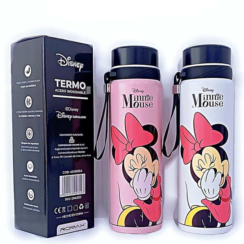 Termo Acero Minnie Mouse Disney 800ml ROMAX | falabella.com