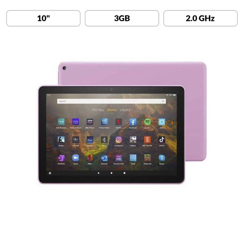 Fire HD 10 3GB 32GB LAVENDER AMAZON | falabella.com