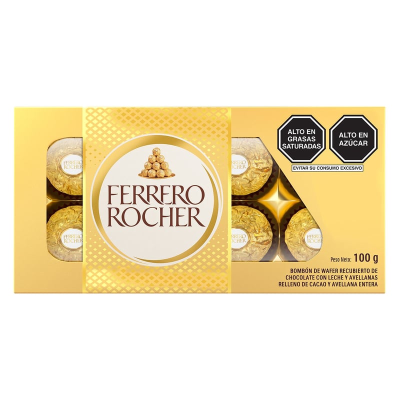 Bombones Ferrero Rocher 100g FERRERO | falabella.com