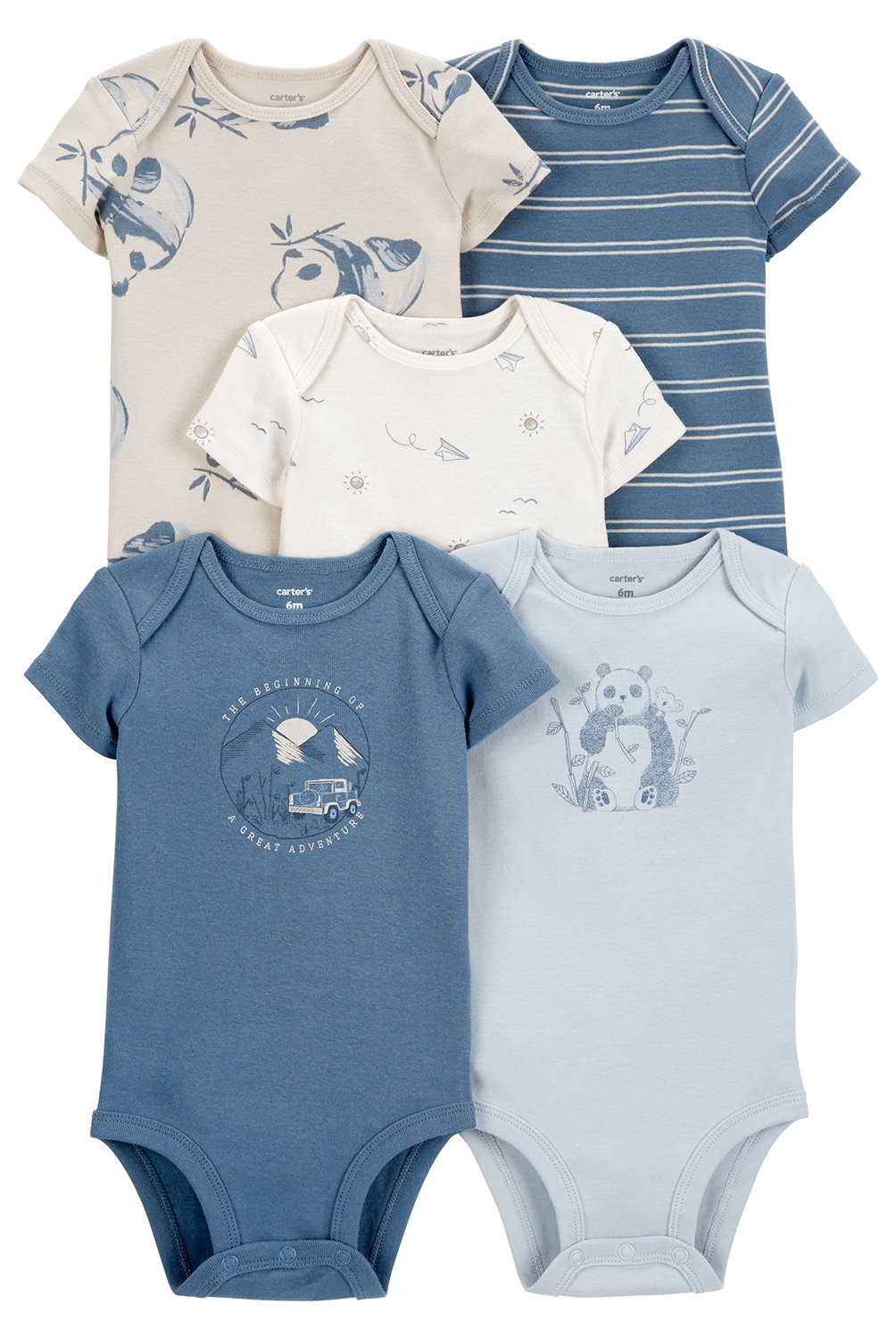 Body Bebé Niño Pack X5 Algodón Carters CARTER'S | falabella.com