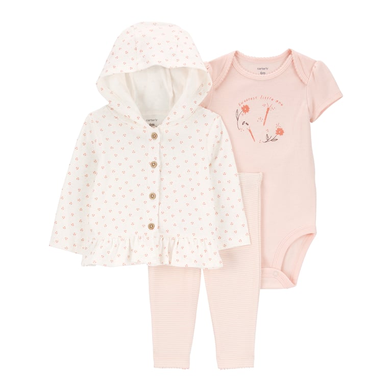 Conjunto Bebé Niña 3 Piezas Algodón Carters CARTER'S | falabella.com