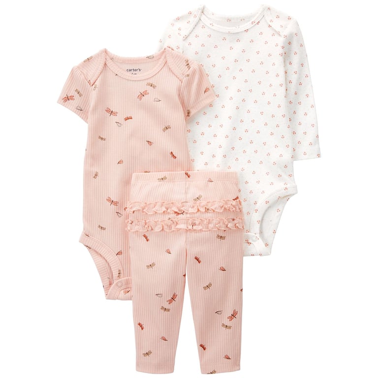 Conjunto Bebé Niña 3 Piezas Algodón Carters CARTER'S | falabella.com