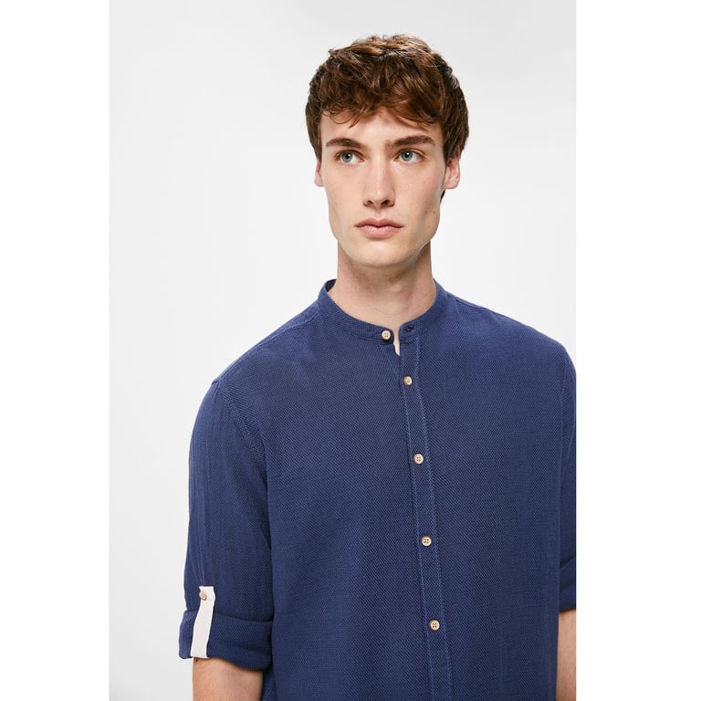 Camisa Manga Larga 100% Algodón Hombre Springfield SPRINGFIELD ...