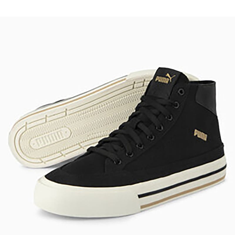 Zapatillas Urbanas Mujer Court Classic Vulc Mid Negro PUMA | falabella.com