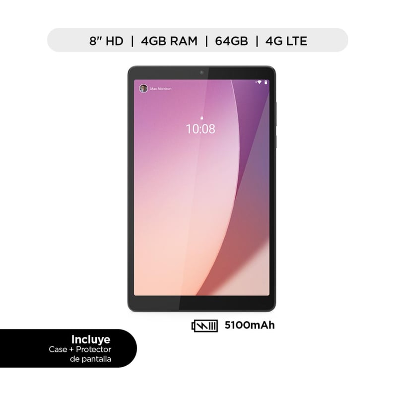Tablet M8 4GB 64GB 8 LTE LENOVO | falabella.com