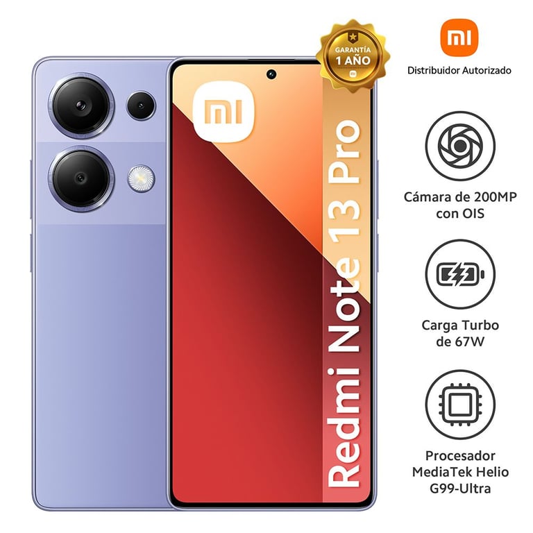 Celular Xiaomi Redmi Note 13 Pro 8GB 256GB. XIAOMI | falabella.com