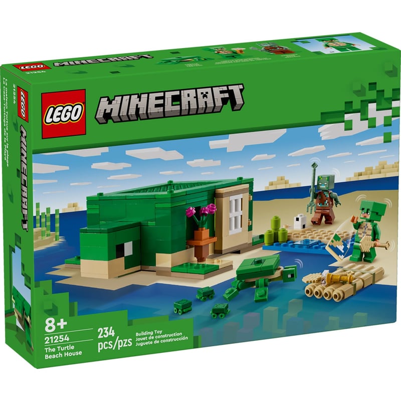 Bloque Legos Minecraft La Casa Tortuga De La Playa LEGO | falabella.com