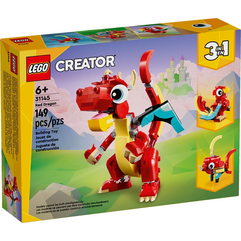Bloque Legos Creator Dragon Rojo LEGO | falabella.com