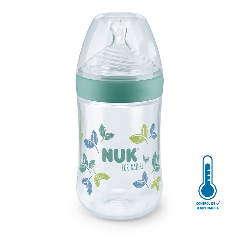 Biberón For Nature Con Control De Temperatura 260Ml NUK | falabella.com
